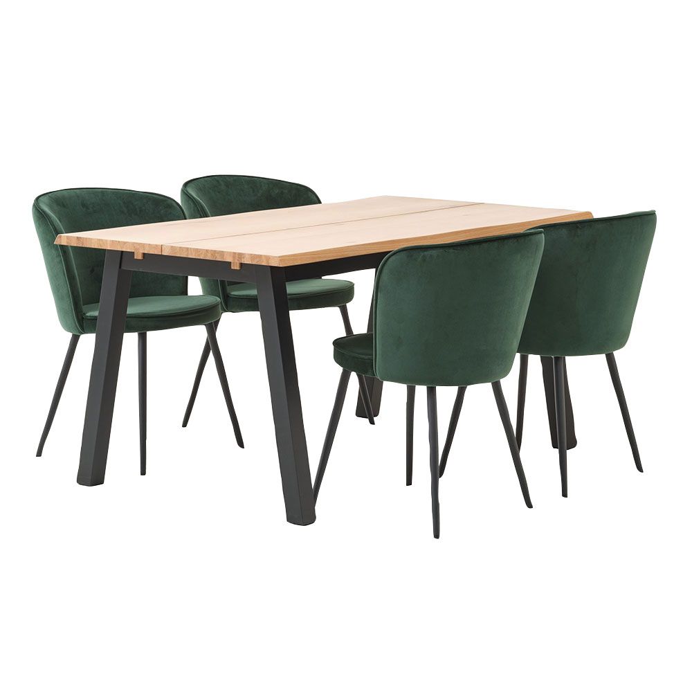 SKOVLUNDE+RISSKOV söögitoa komplekt Tool: 58x82x60cm; Laud: 90x160x76cm ...