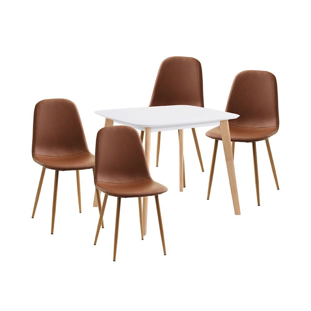 CLAIRE+JONSTRUP 4 söögitoa komplekt 90x80x75cm/44x51x87cm - JYSK ...